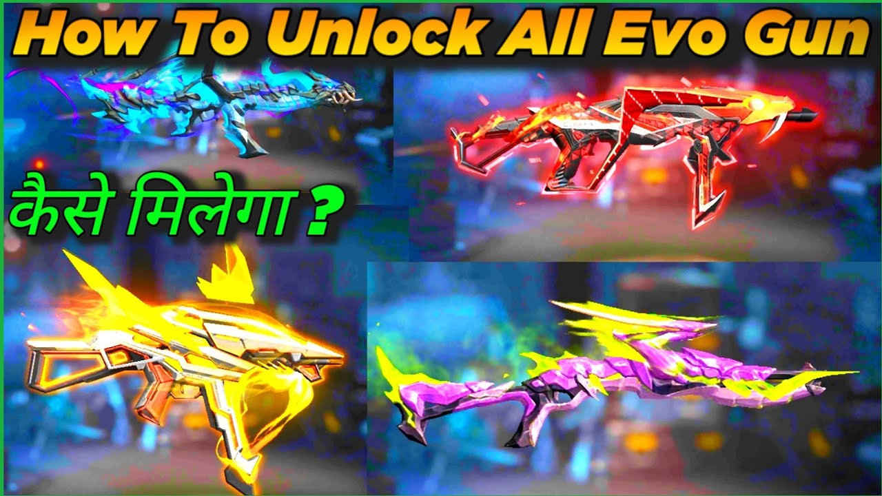 how to get evo gun in free fire | how to unlock evo gun in free fire ...