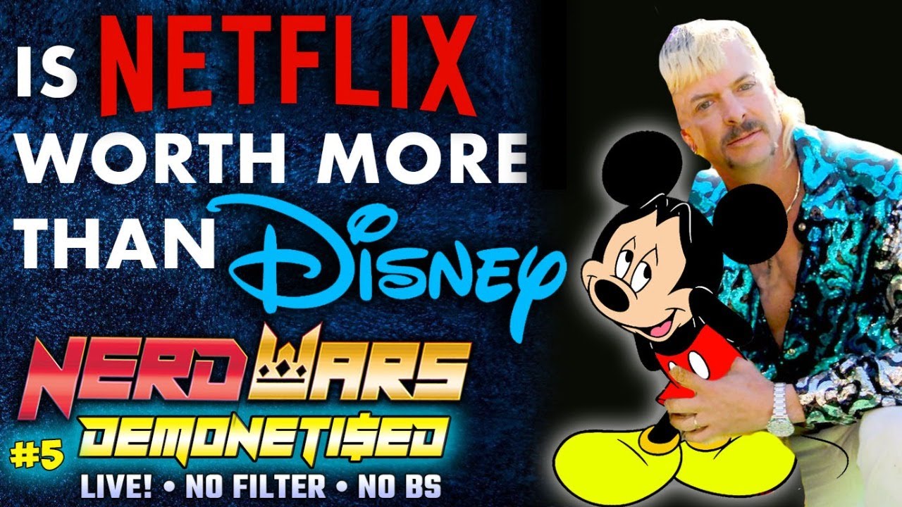Netflix is Worth More Than Disney?!? - Nerd Wars LIVE! - YouTube