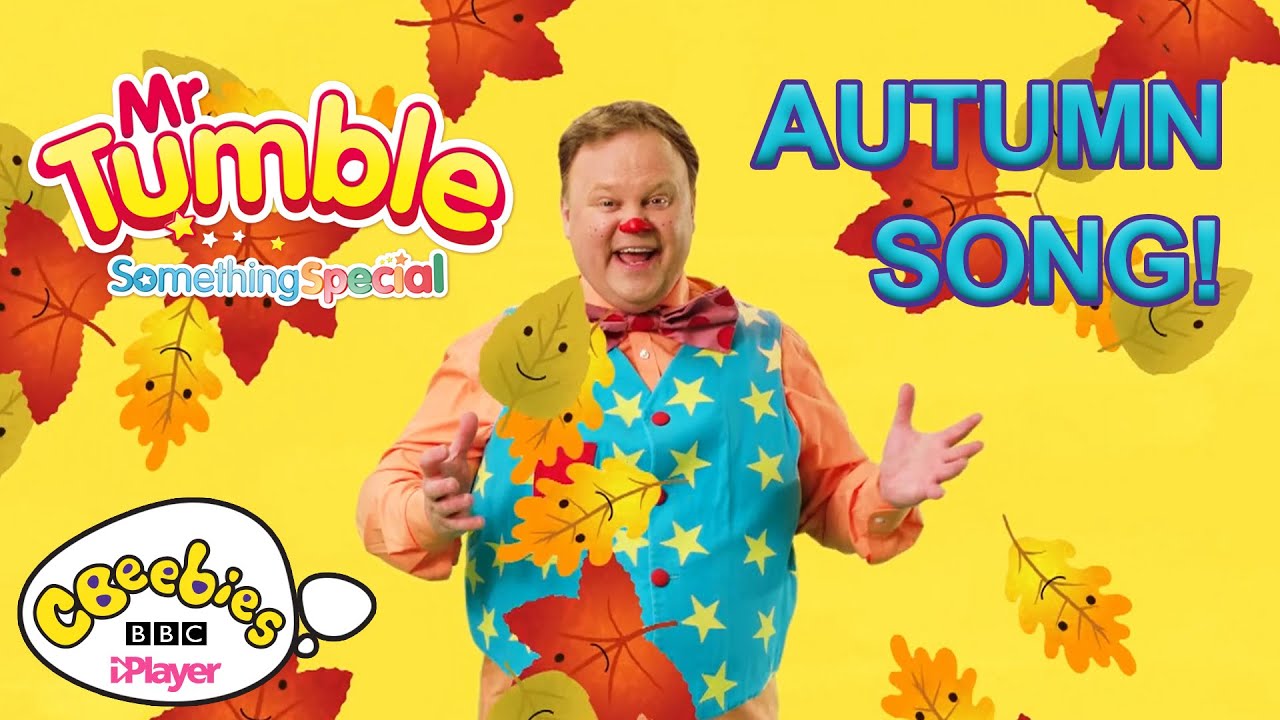 Mr Tumble's Autumn Colour Song | Golden Golden | CBeebies Something ...
