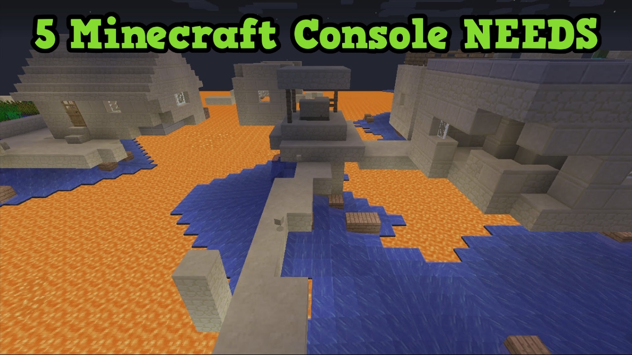 5 Features Minecraft Console NEEDS - YouTube