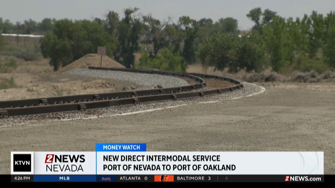 Railroad Connecting Fernley and Port of Oakland - YouTube