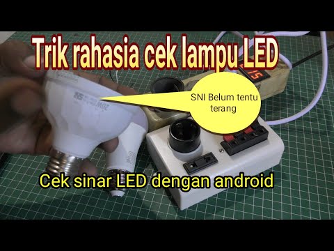 ILMU Mahal trik singkat cara mengetahui kondisi sinar lampu LED - YouTube