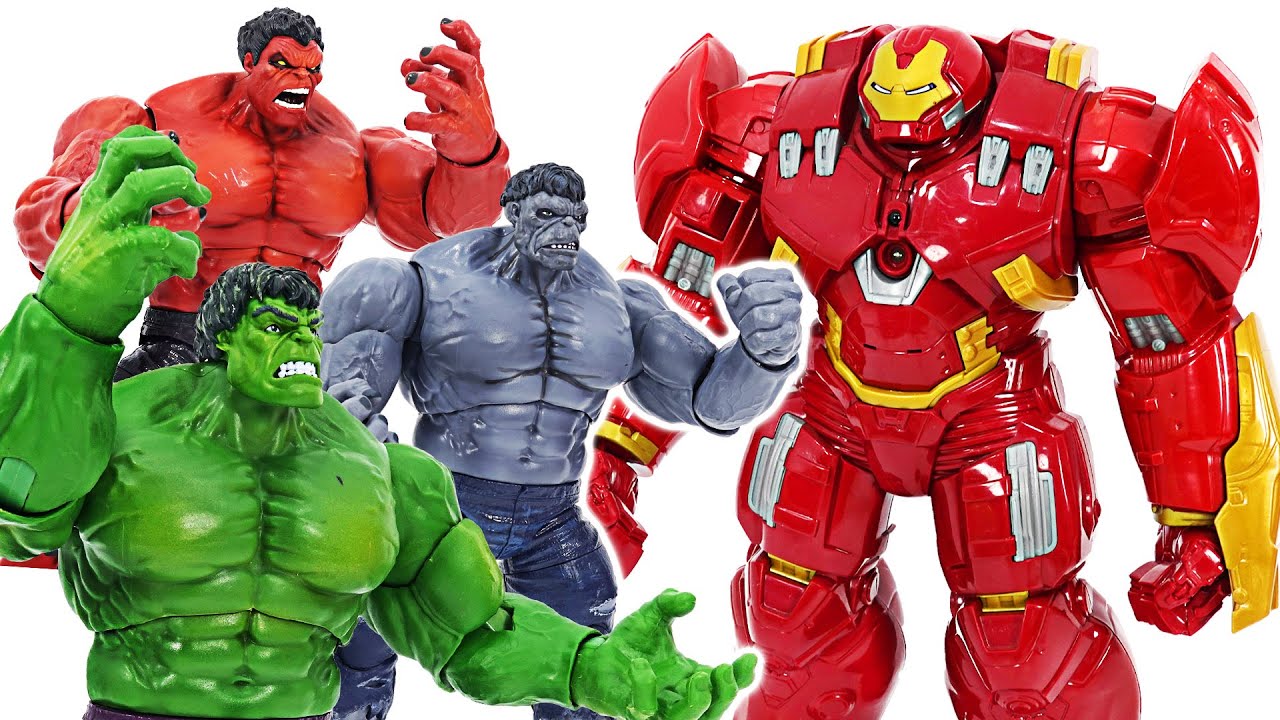 Green Hulk Vs Red Hulk Vs Grey Hulk