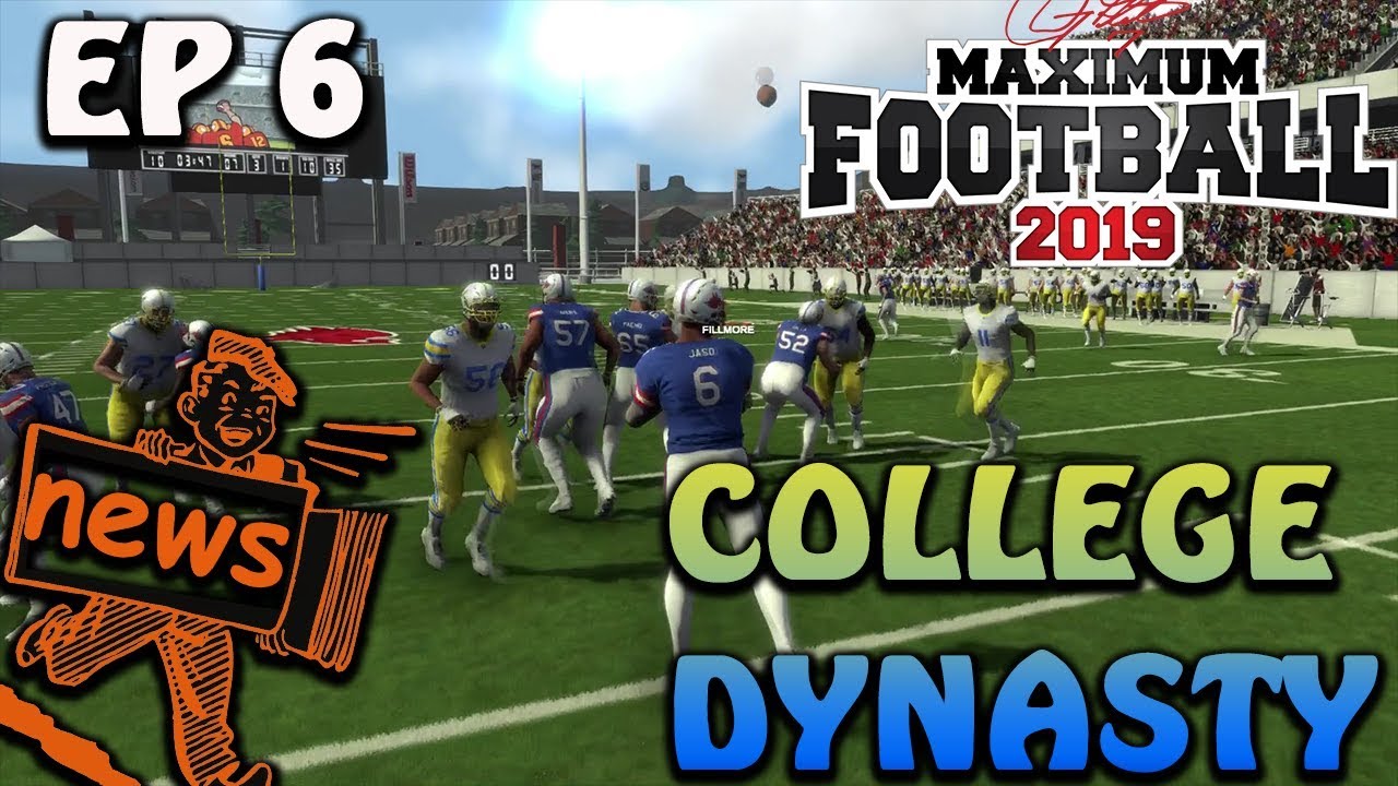 MAXIMUM FOOTBALL 2019 DYNASTY MODE EP 6 - Subscribers Talk To Media ...
