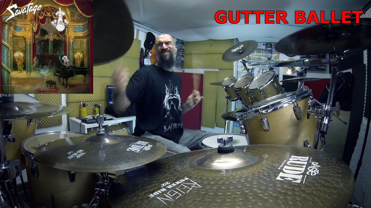 Savatage - Gutter Ballet - STEVE WACHOLZ DrumCover by EDO SALA - YouTube