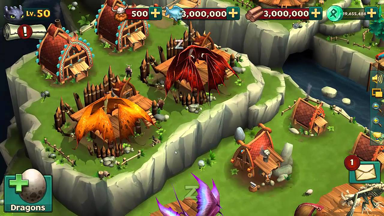 Dragons : Rise of Berk 100% Game - YouTube