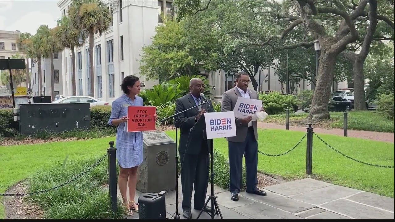 Local Democratic Party leaders campaign for Biden-Harris - YouTube