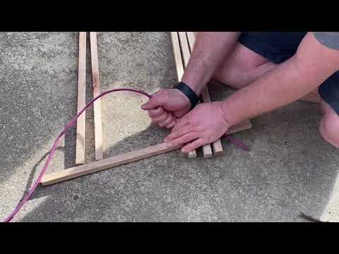 Continuous Lashing - YouTube