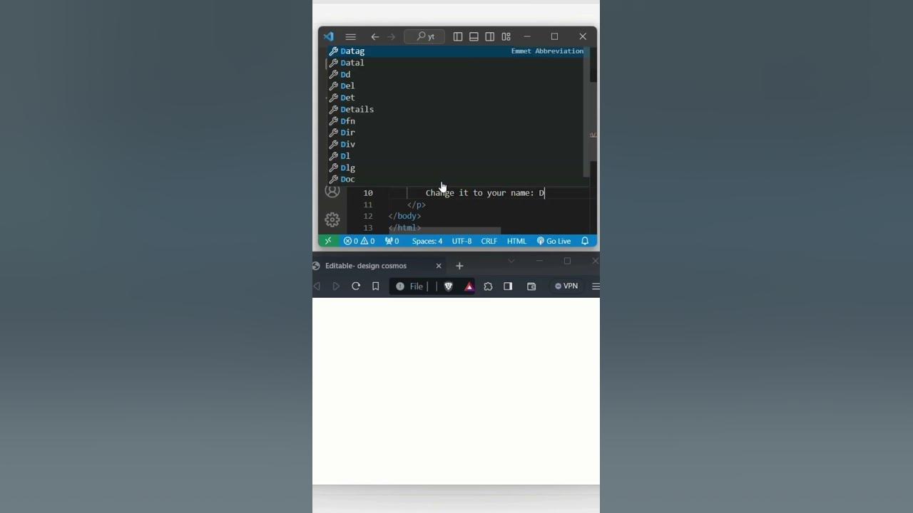 Content Editable Attribute In Html Html Frontend Htmltutorial Youtube