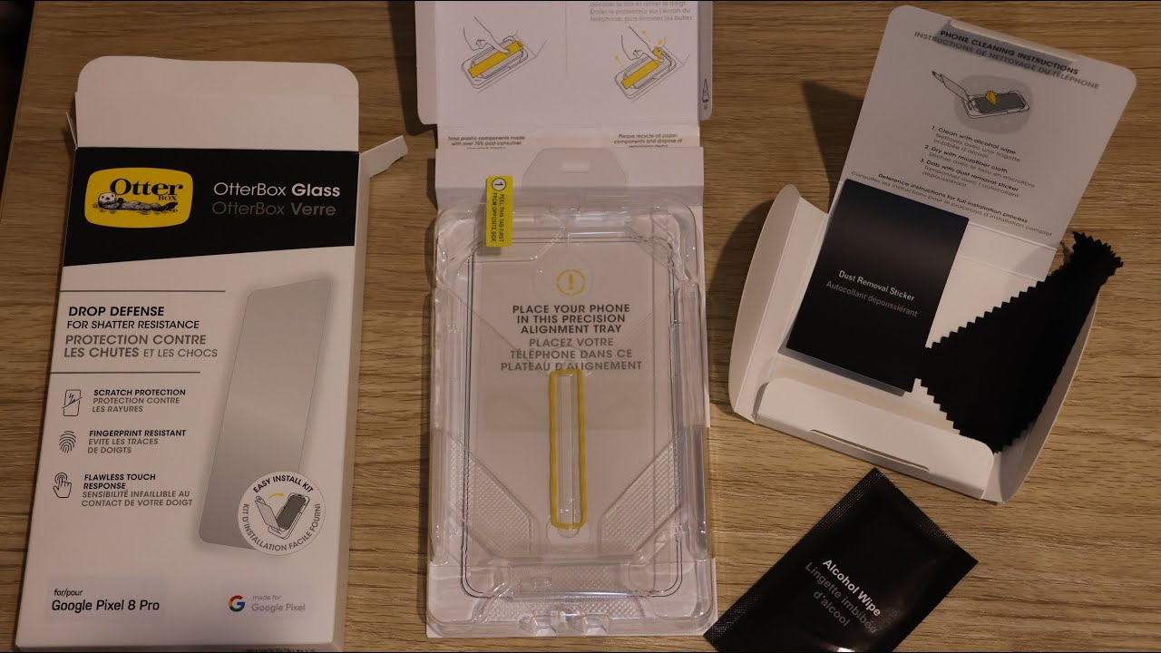 OtterBox Pixel 8 Pro Screen Protector | Unboxing | Application - YouTube