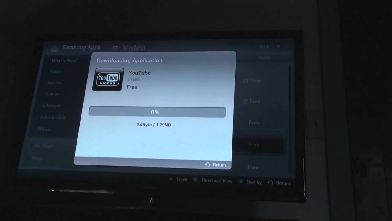 Samsung C7000 Internet@TV - YouTube