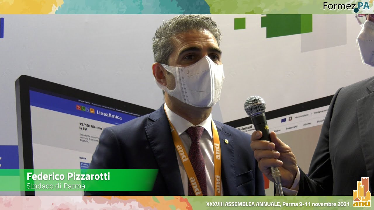 XXXVIII Assemblea ANCI 2021: intervista a Federico Pizzarotti - YouTube