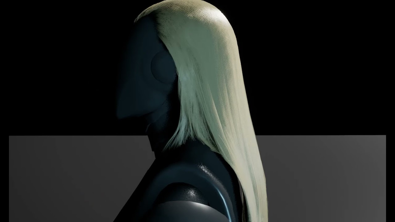 Unreal Engine hair physics. - YouTube