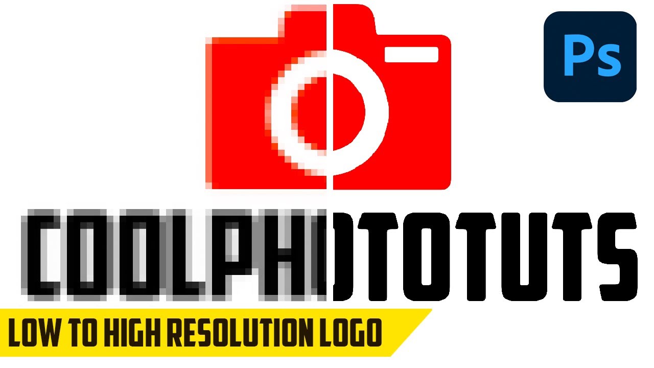 Convert Low Resolution Pixelated Logo to a High Resolution in Photoshop ...