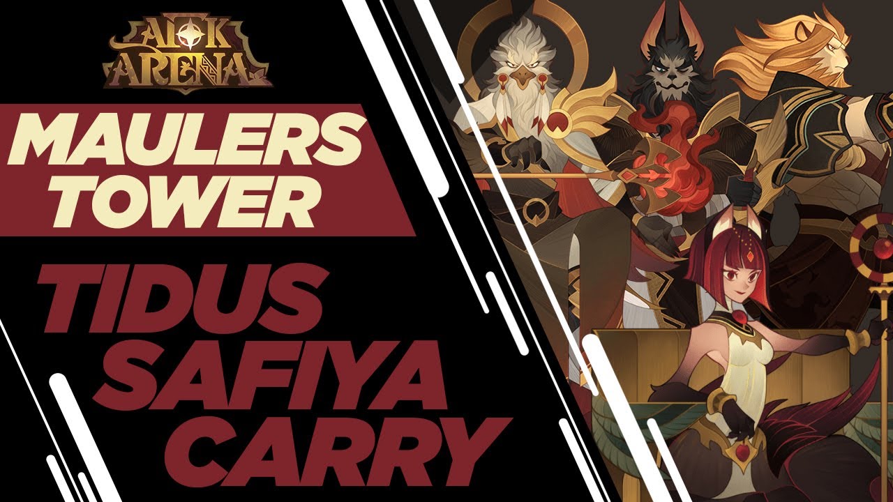 AFK Arena - Tidus & Safiya Carry Tower - YouTube