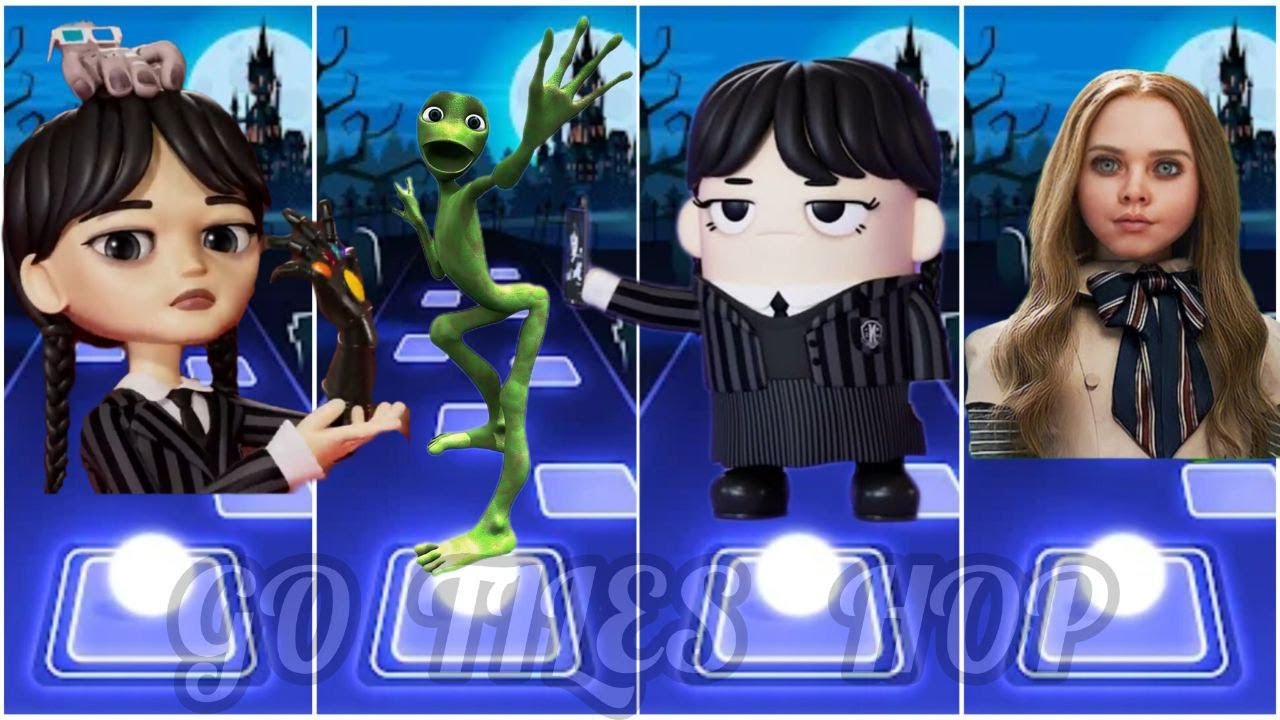 WEDNESDAY BLOODY MARY vs ALIEN DANCE CALM DOWN vs WEDNESDAY CARTOON ...