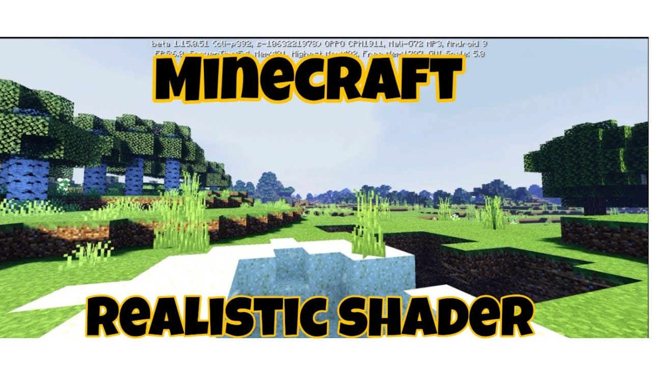 MINECRAFT REALISTIC SHADER - YouTube