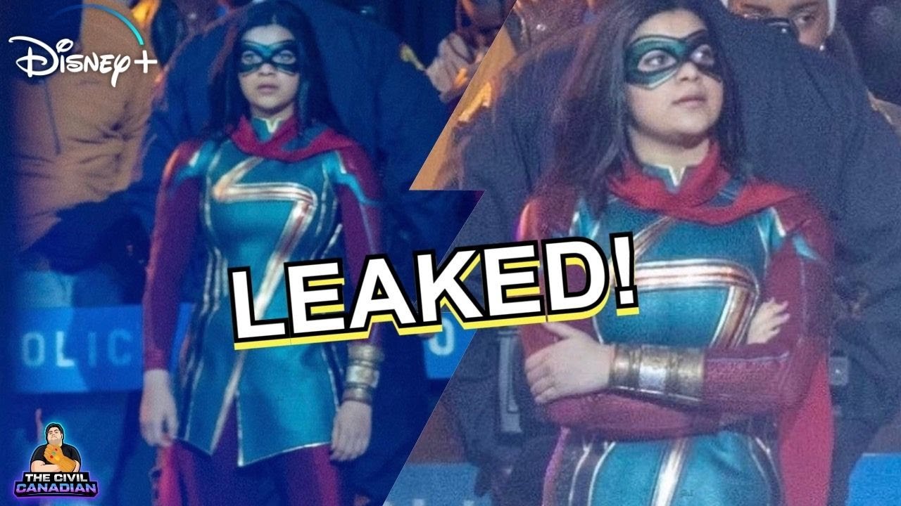LEAKED FIRST LOOK AT MS MARVEL SUIT - YouTube