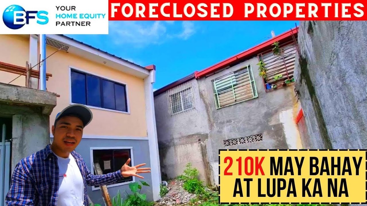 210K MAY BAHAY AT LUPA KA NA | BFS FORECLOSED PROPERTIES CAVITE LAGUNA ...