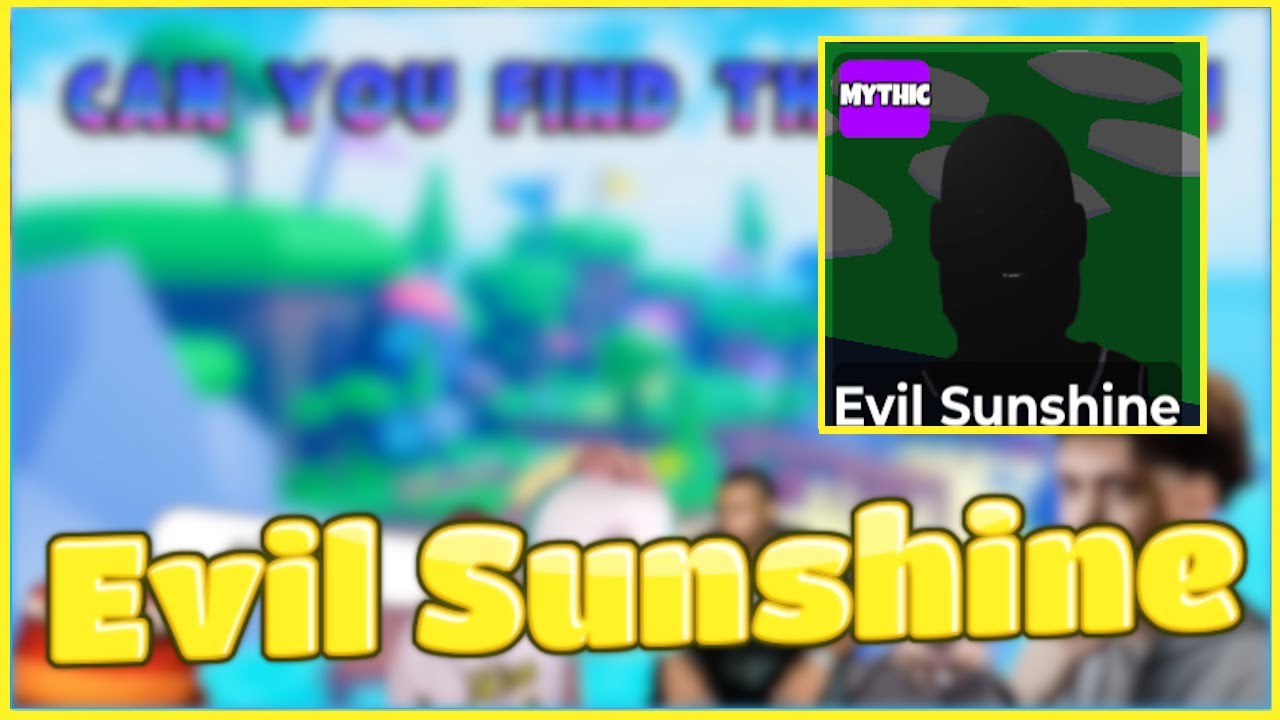 How to find Evil Sunshine - Roblox - Find the Brainrot! - YouTube
