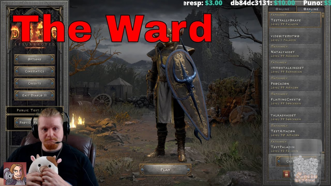 D2R Unique Items - The Ward (Gothic Shield) - YouTube