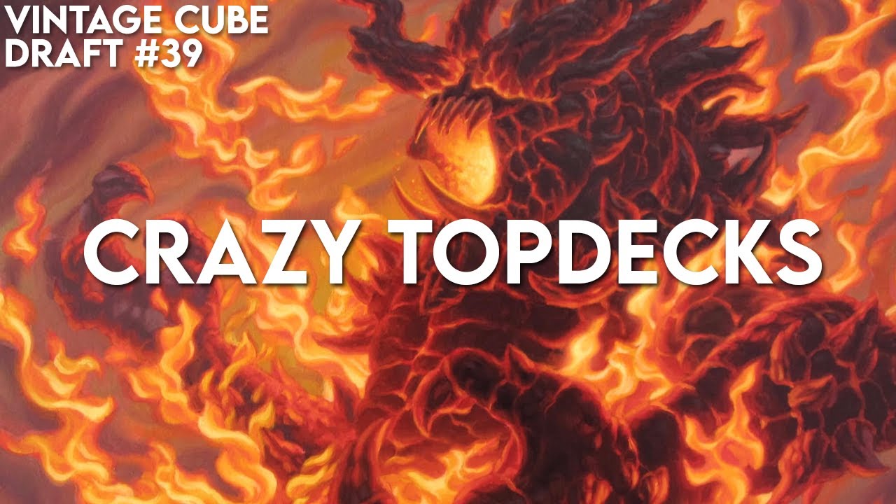 Crazy Topdecks - Vintage Cube Draft #39 - YouTube