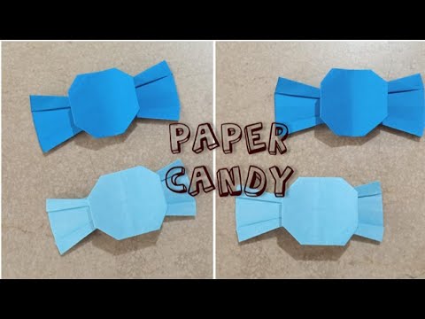 How to make paper Candy for kids craft? paper crafts #papercraft # ...
