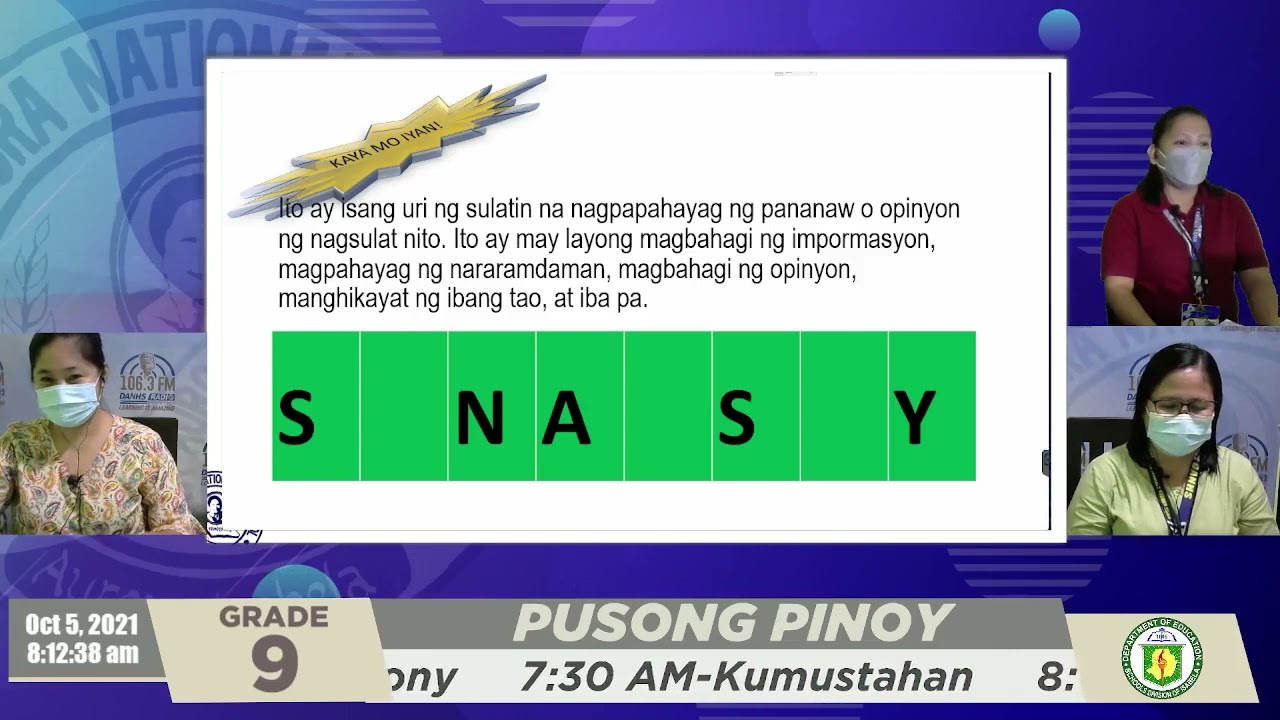 Filipino 9 (Q1S1W4) - "Tiyo Simon" Dula mula sa Pilipinas - YouTube