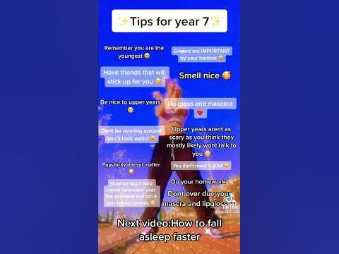 Tips for Year 7 - YouTube