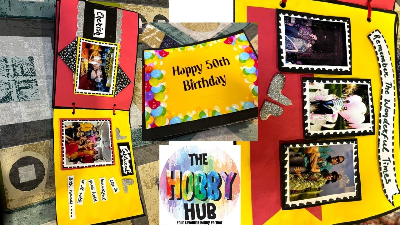 Crafting a Stunning Handmade Photo Album | The Hobby Hub DIY Tutorial # ...