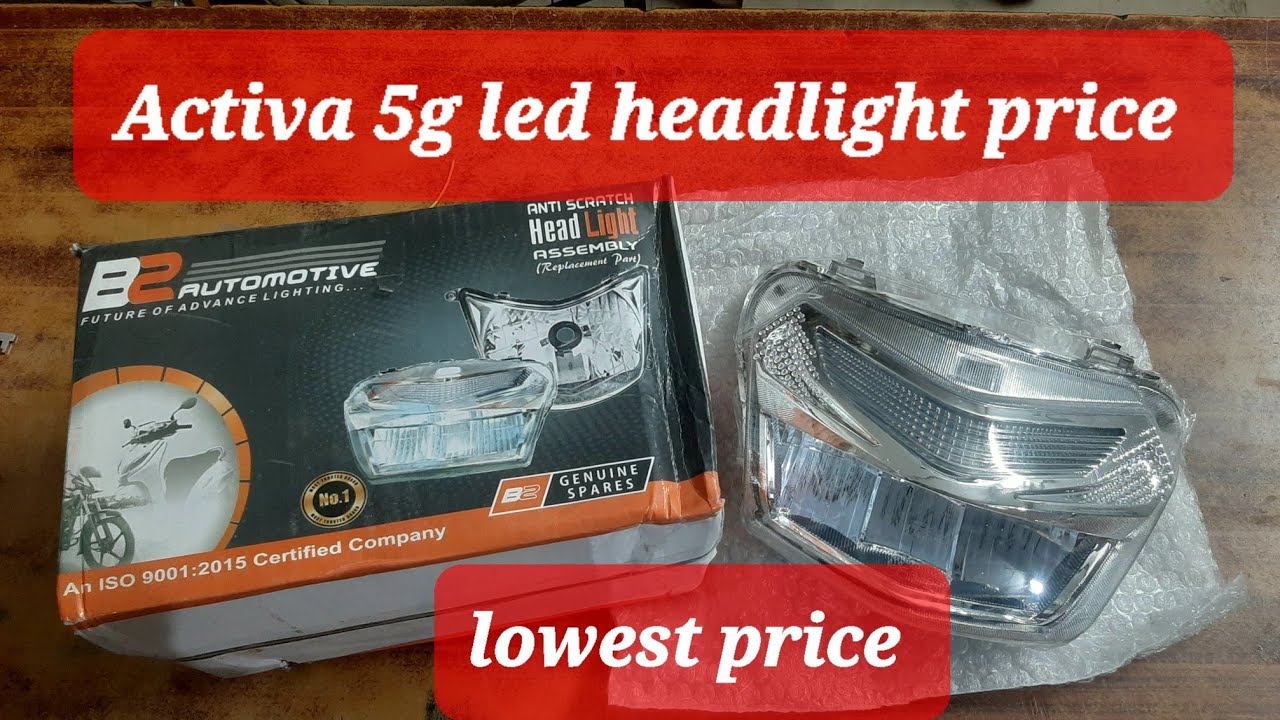 Honda Activa 5g Led headlight price #Activa 5g led light #best quality ...