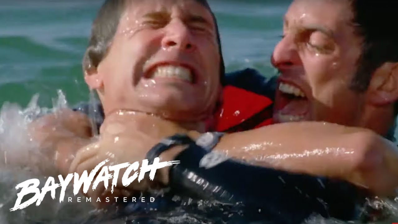 DANGEROUS WATERS! JET SKIERS TURN ON BAYWATCH LIFEGUARD! - YouTube