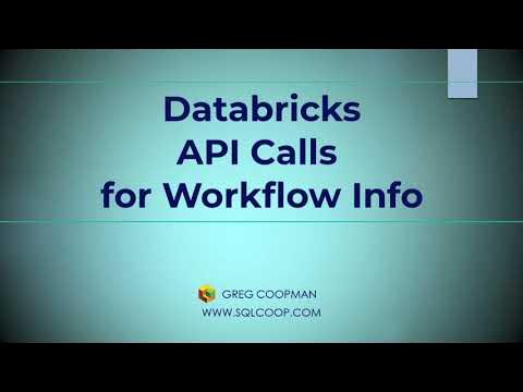 Databricks API Calls for Job Runs From a Notebook (Hands on Demo ...