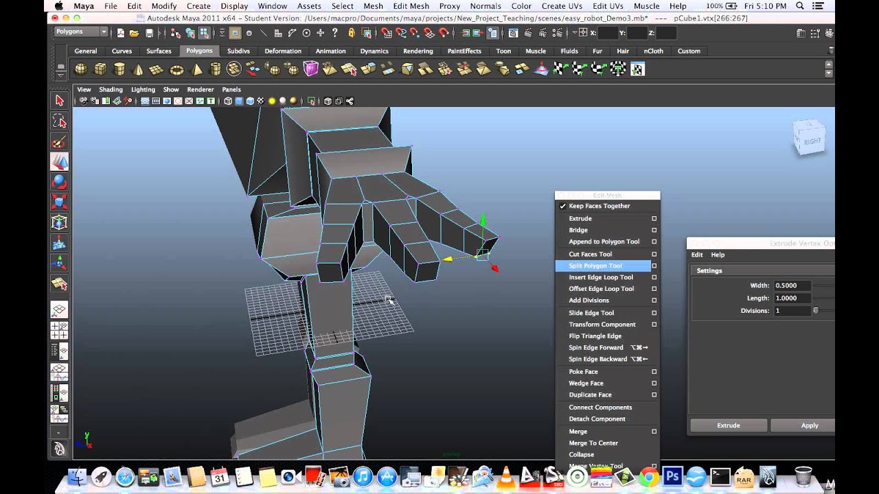 Easy Robot ตอนที่ 3 : Autodesk Maya - YouTube