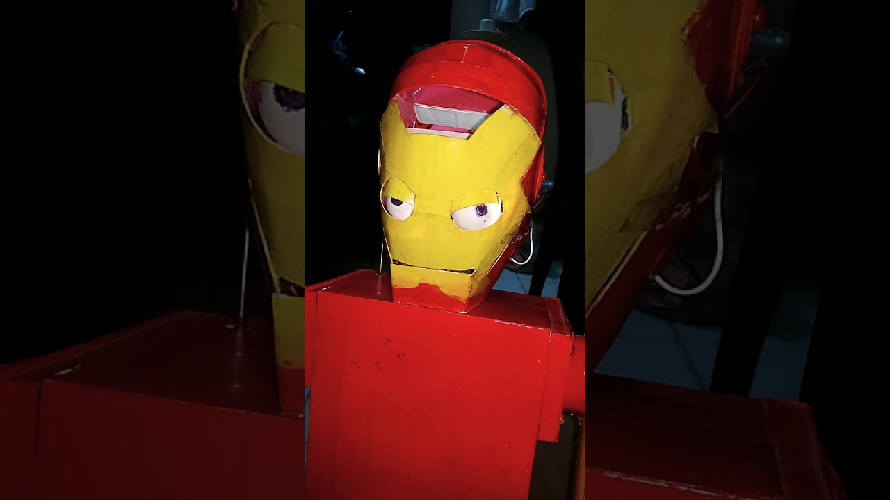 Home made Humanoid Robot Eyes Blinking 😊😊 - YouTube