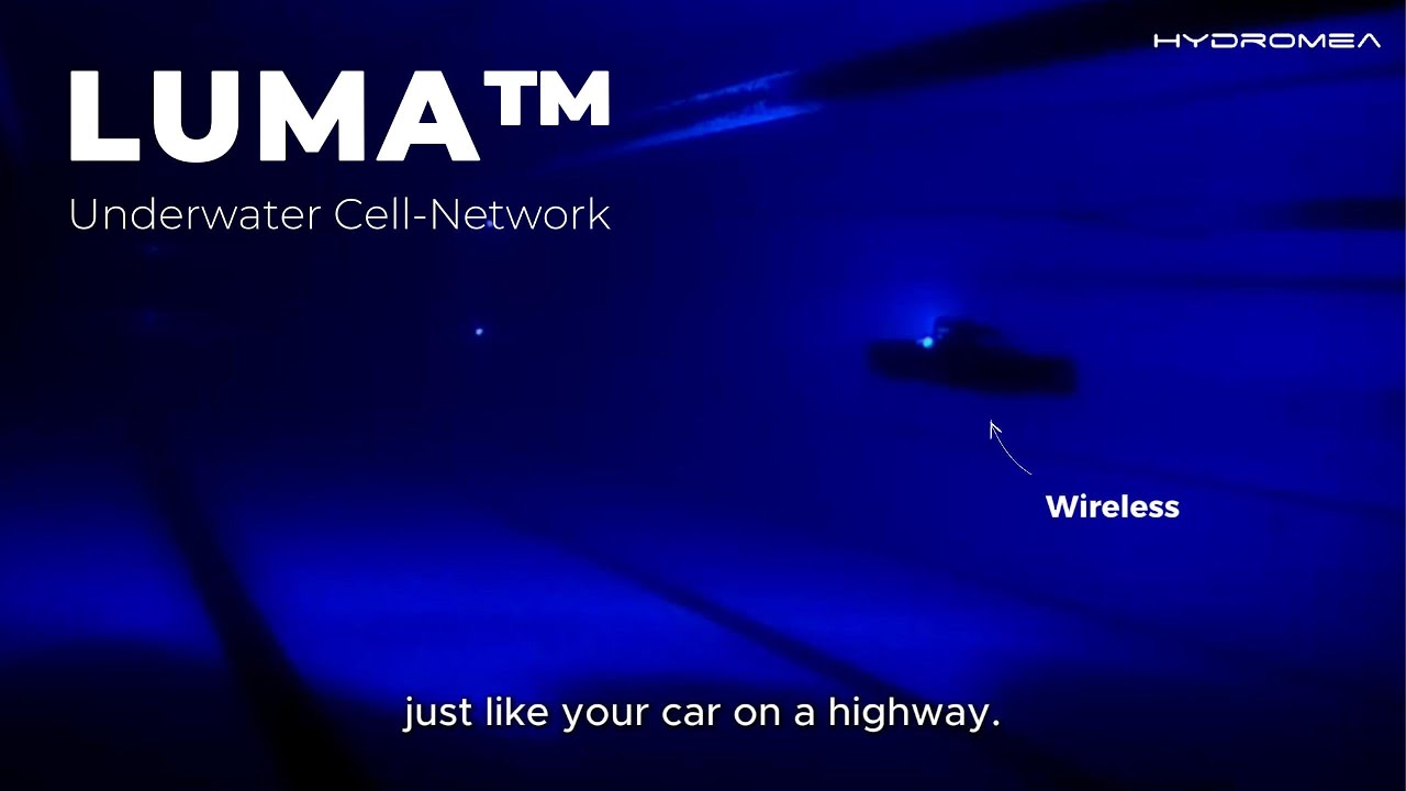 Underwater LUMA™ Cell-Network | Full control of wireless ROVs and AUVs ...