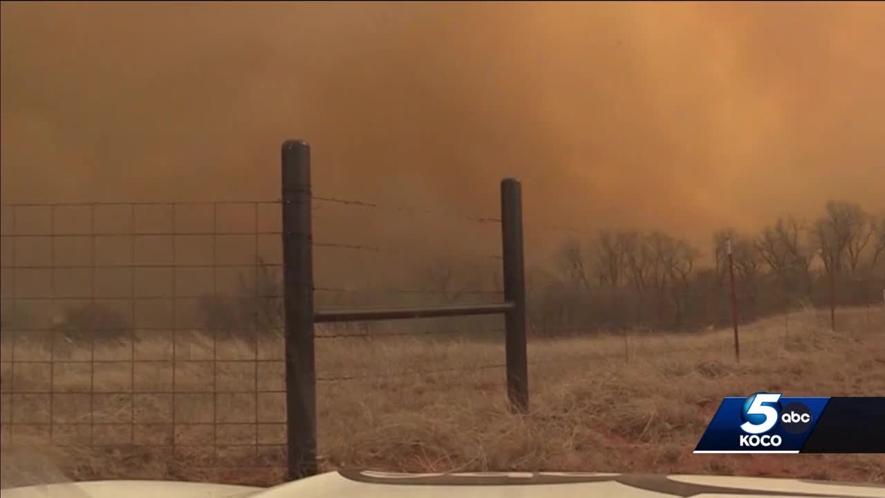 Oklahoma fire risk continues after day of evacuations, devastating ...