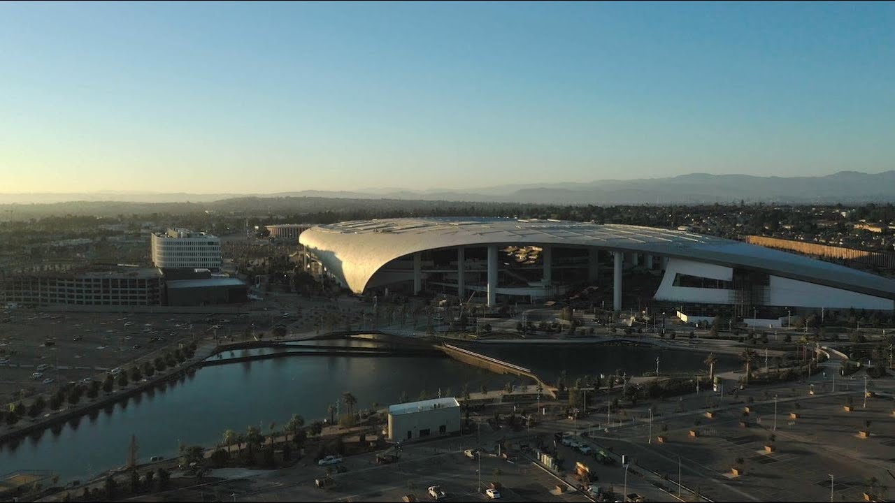 SoFi Stadium Ribbon Cutting Day Celebration - YouTube