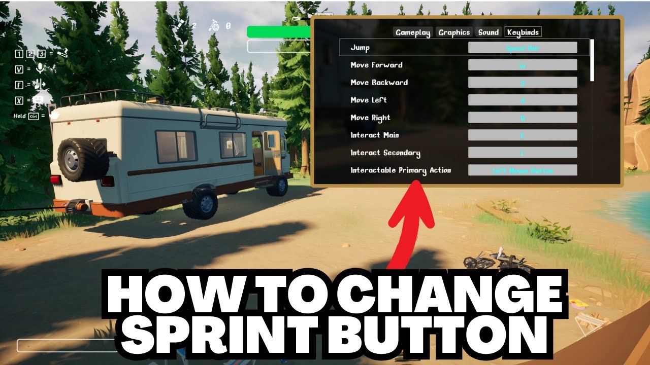 How to Change Sprint Button in RV There Yet - YouTube