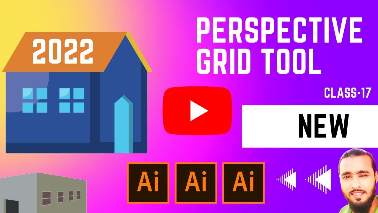 Adobe Illustrator - Perspective Grid - perspective selection Class 17 ...