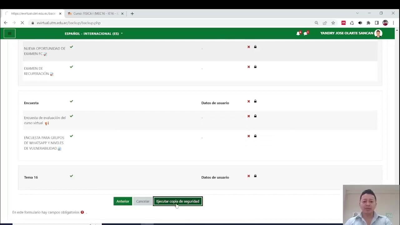 ¿Cómo restaurar un aula virtual? -UTM - YouTube