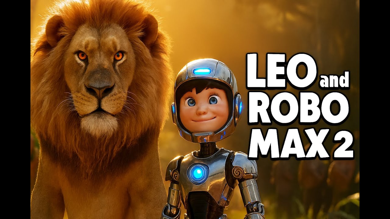 🦁 Lion and Robo Max Save Baby Rhino | Heartwarming Short Story 🤖 - YouTube