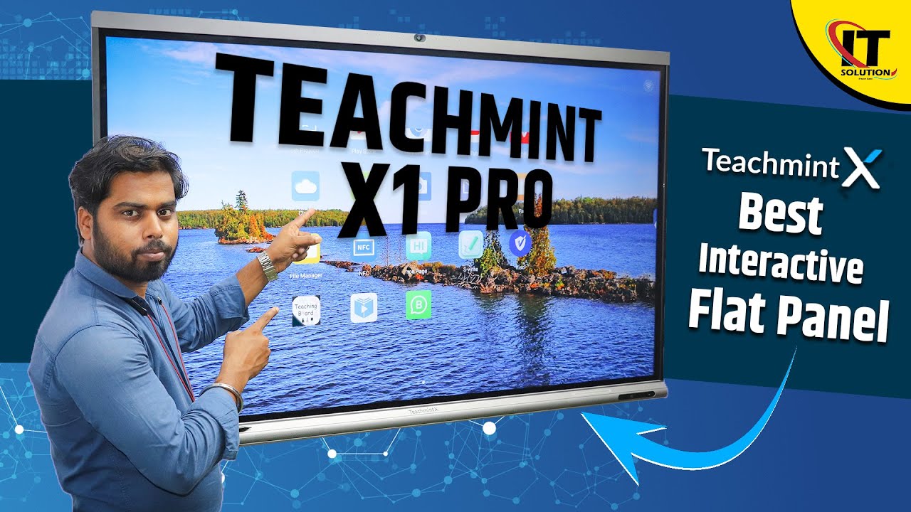 Best Interactive Flat Panel & Digital Board || TEACHMINT X PRO REVIEW ...