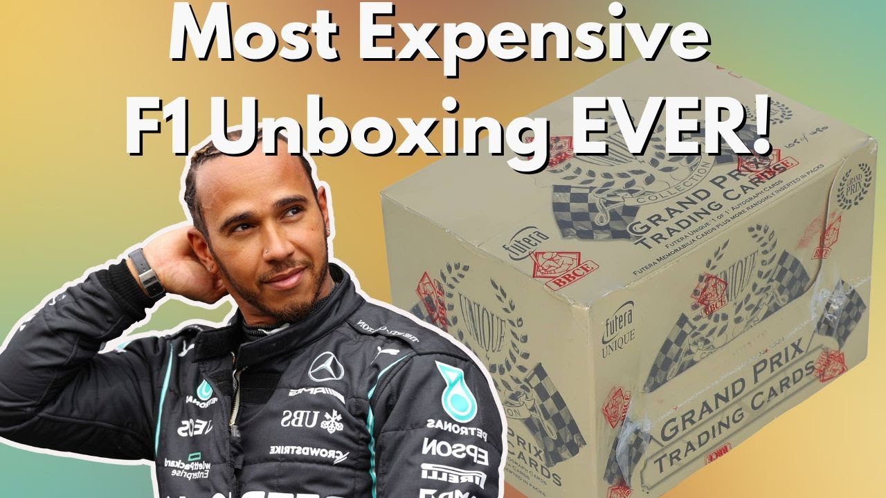 The Most Expensive F1 Card Unboxing Ever! - YouTube