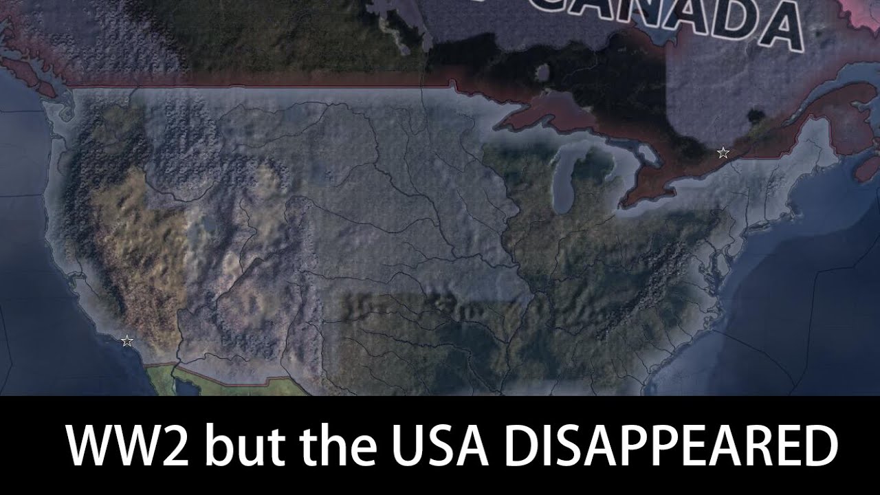 WW2 but the United States disappeared | Hoi4 Timelapse - YouTube