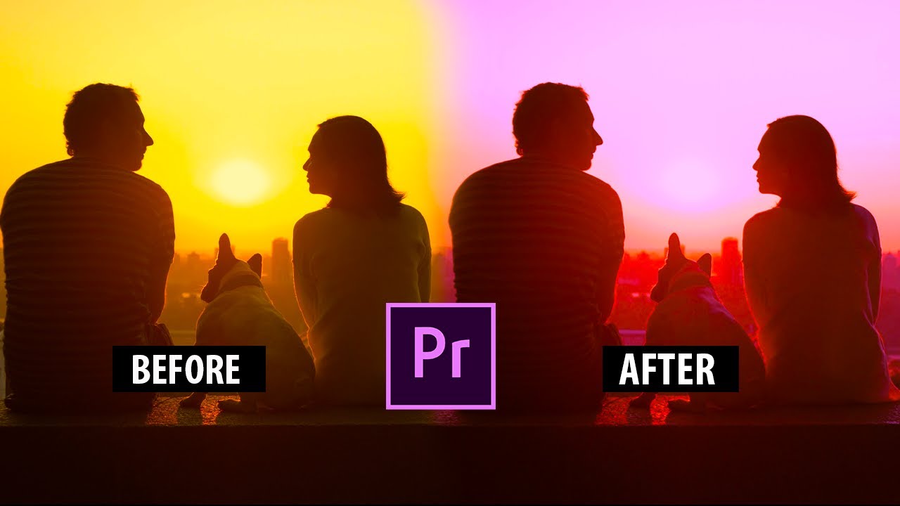 Make Your SUNSET LOOK More DRAMATIC In Adobe Premiere Pro - YouTube