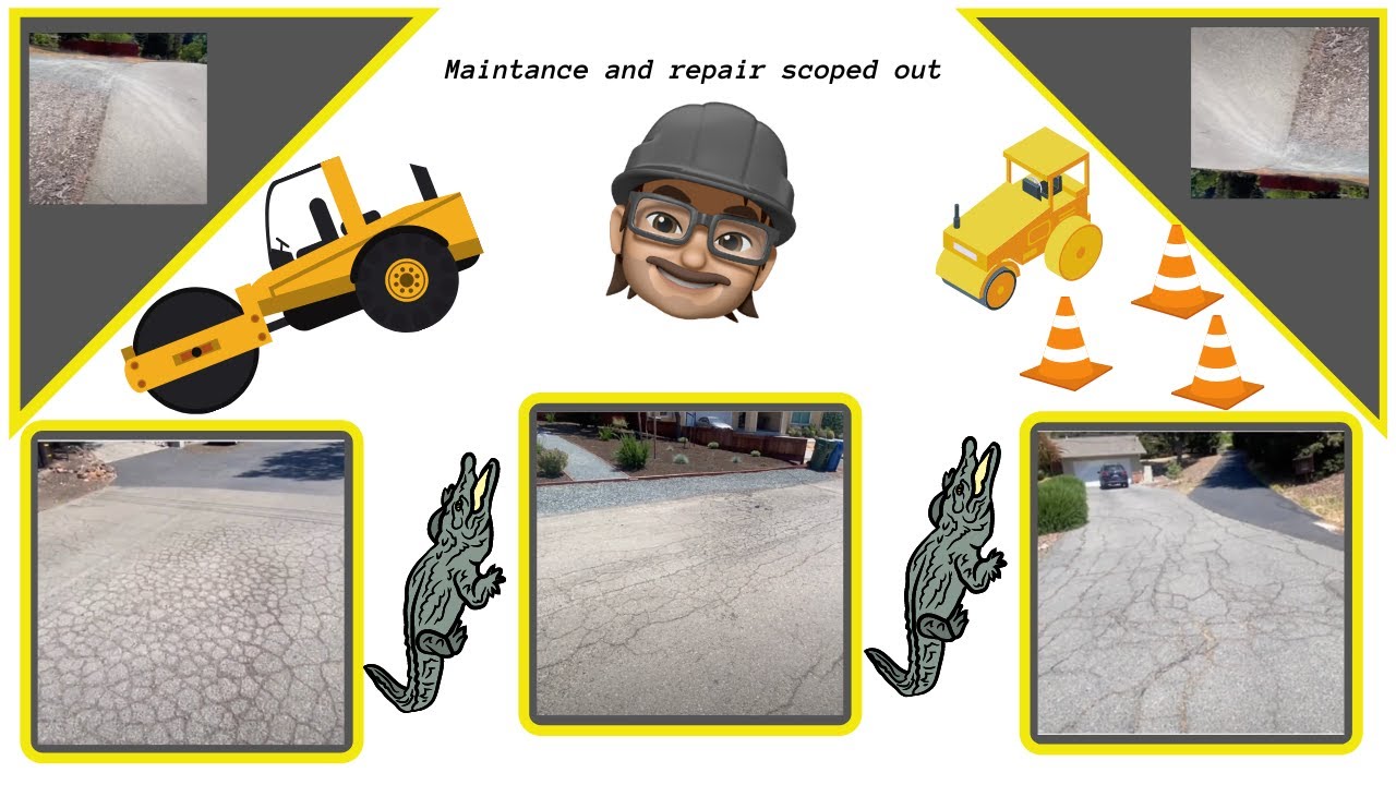 Asphalt Repair and Maintenance Scope of Work in Walnut Creek - YouTube