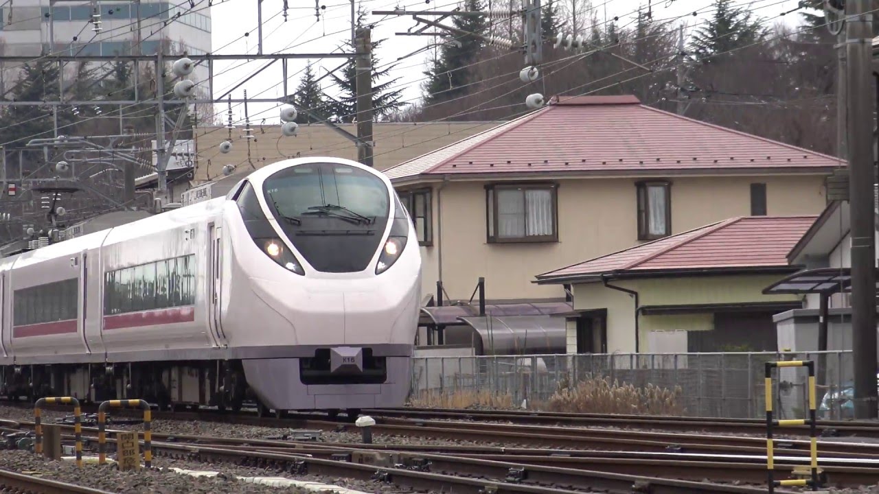 【4K】JR常磐線 勝田～佐和にて 415系1500番台、485系華、E657系、E501系、EH500牽引貨物 2016.3 - YouTube