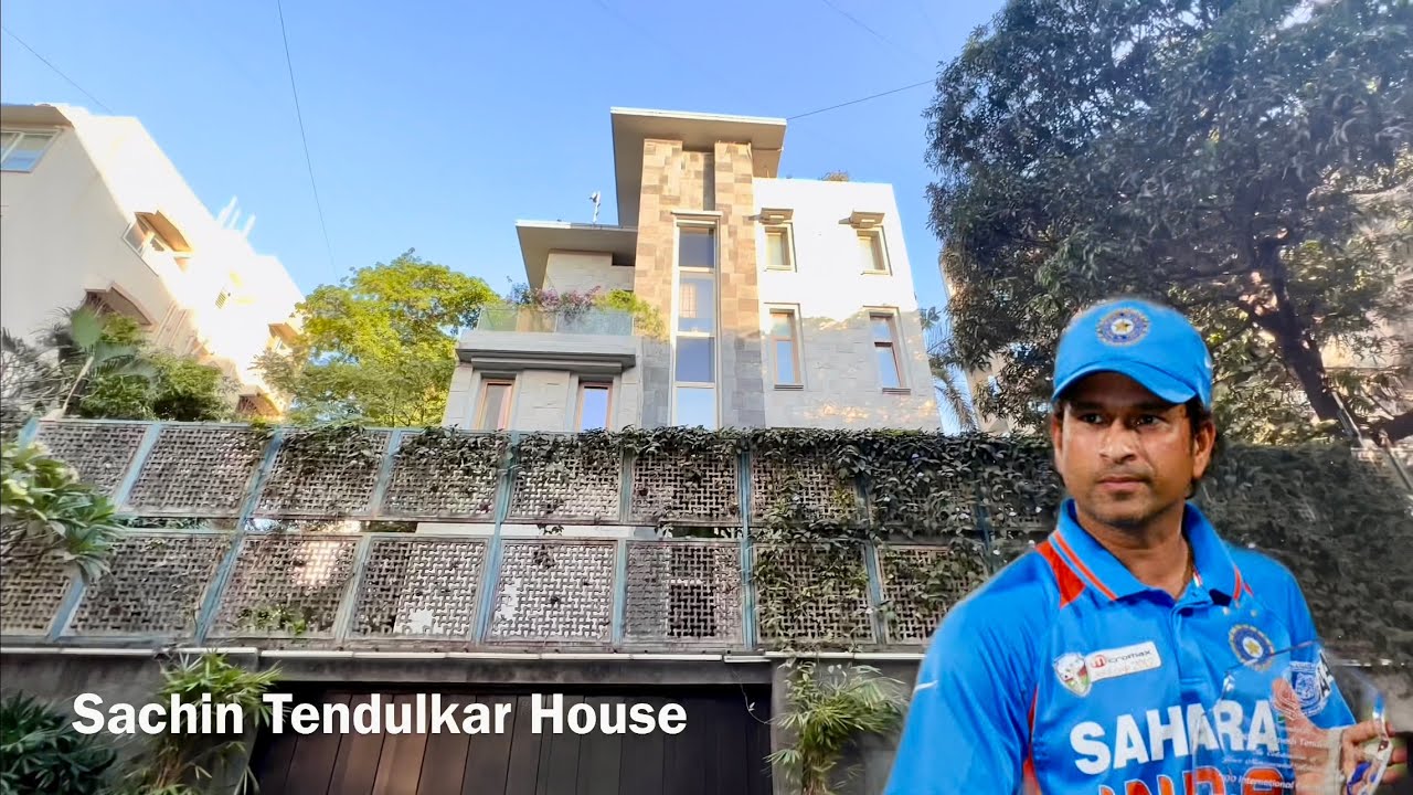 Mumbai Sachin Tendulkar house & Actor's HOUSE'S - YouTube