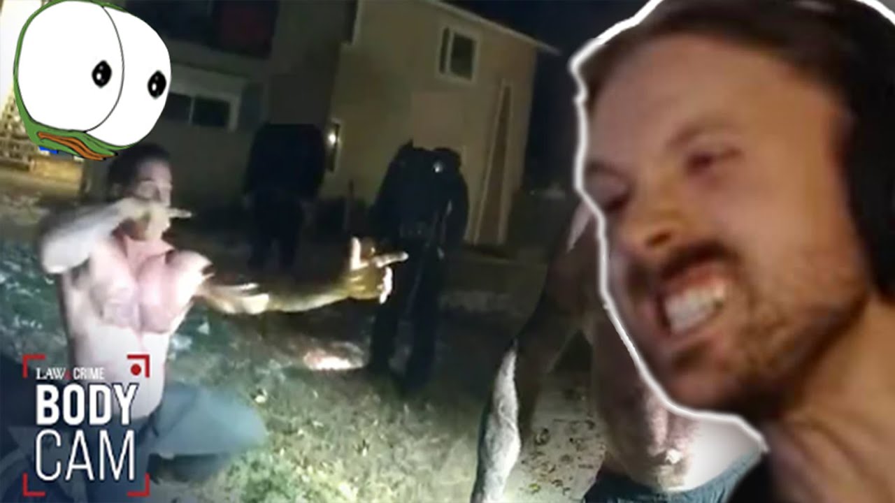 Forsen Reacts - Bodycam Shows Tough Guy Trying to Fight 5 Police ...
